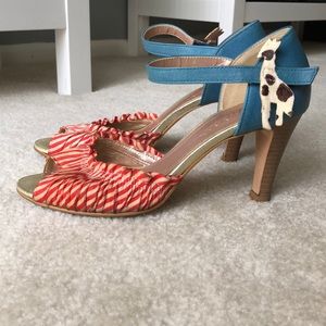 Shoes | Cute Funky Sandals Heels | Poshmark